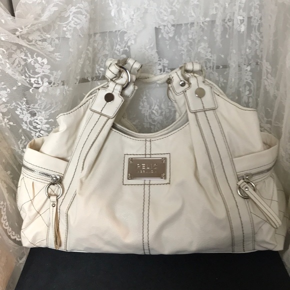 Relic | Bags | Relic Shoulder Bag Off White Gigantic Purse | Poshmark
